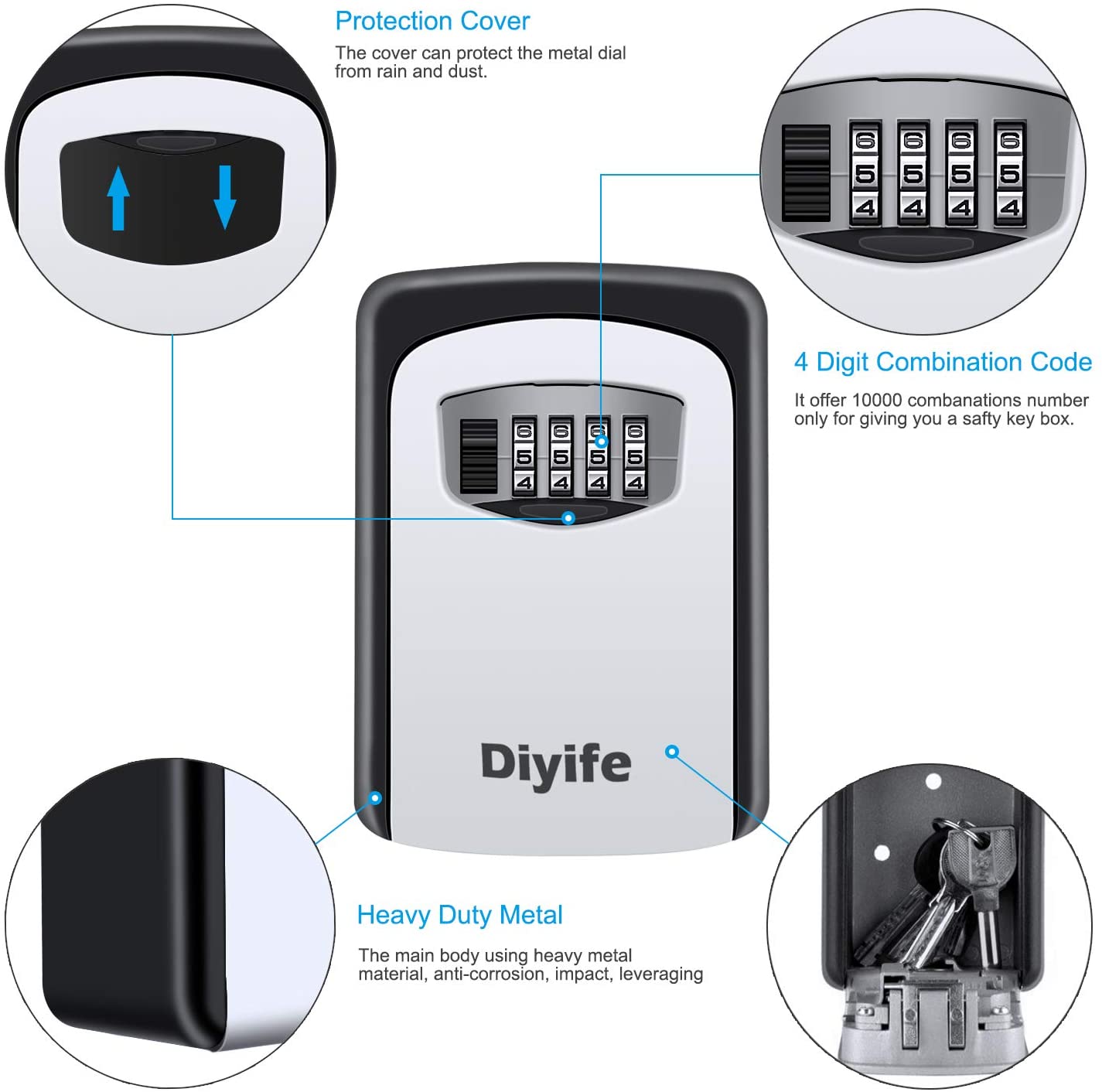 Diyife Key Lock Box Updated Version Market Street Diyife Key Lock Box Updated Version Market Street